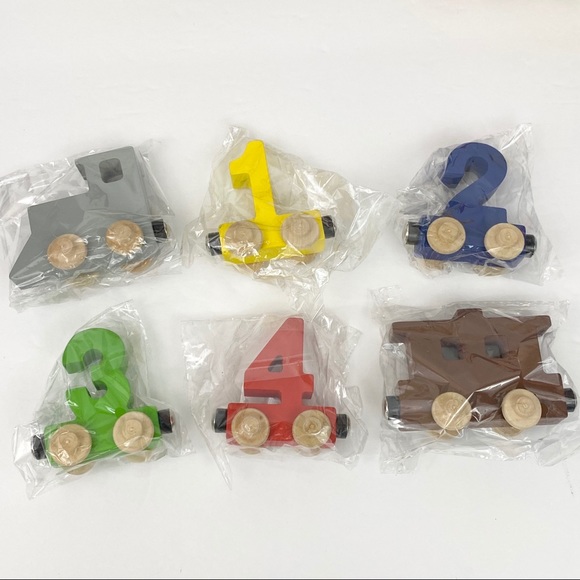 Toys | Wooden Number Train 12 Pcs Educational Toys Kids | Poshmark